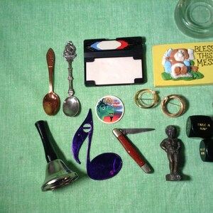 Junk Lot Q - Small Office Trinkets, Tiny Treasures - Junk Drawer, Odds ...