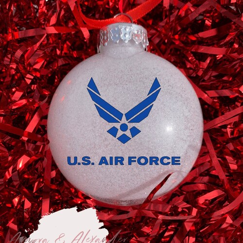 3D Air Force Logo Christmas Ornament - Etsy