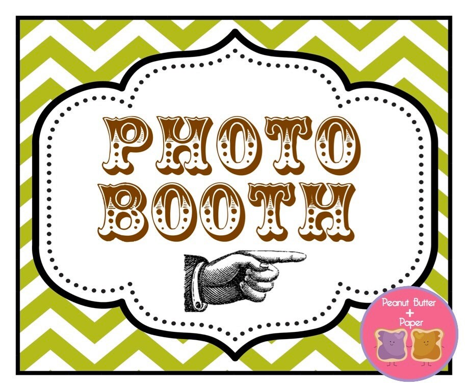 INSTANT DOWNLOAD Photo Booth Sign Photo Booth Props | Etsy