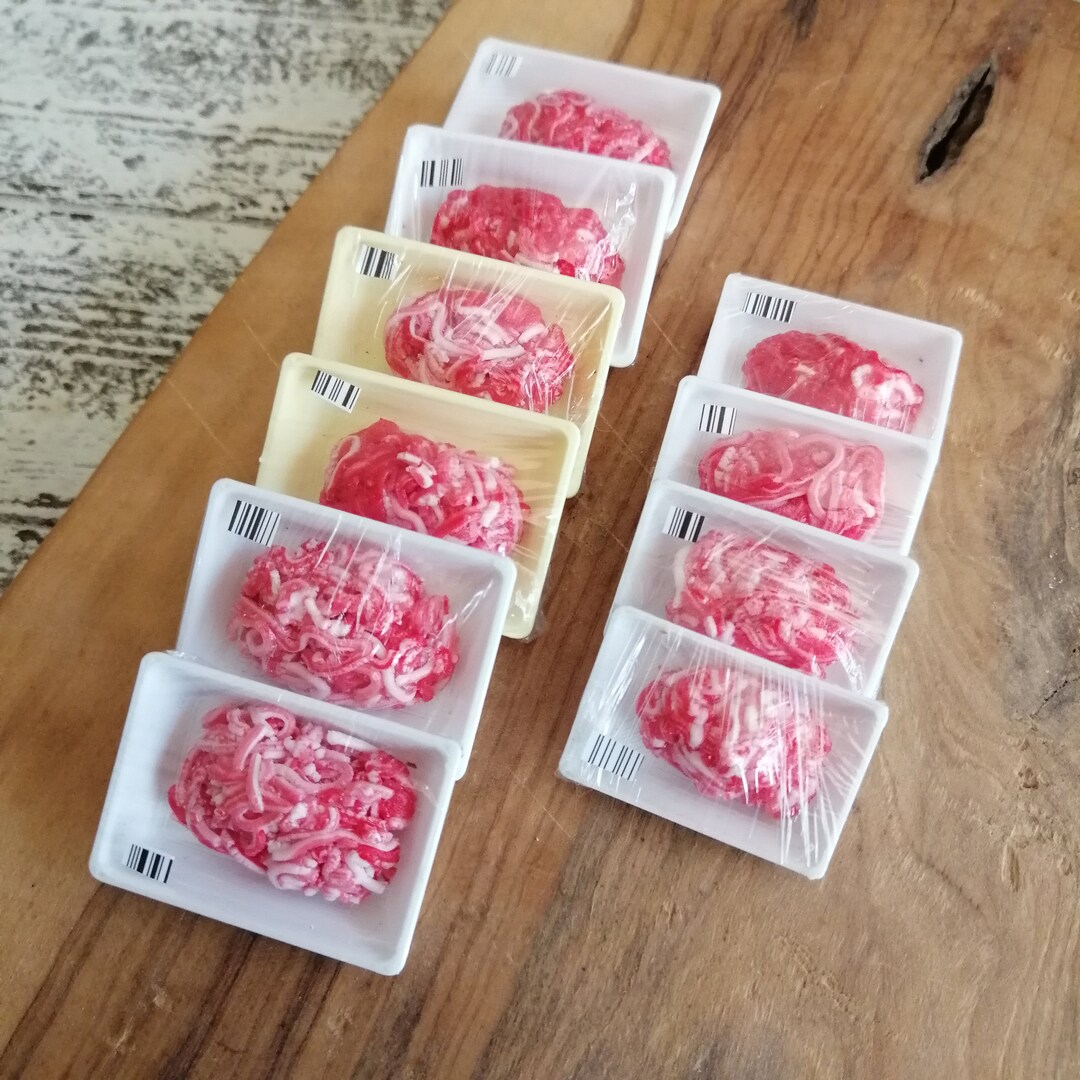 Minced, Beef, Miniature, Food, Handmade, Ground Beef, Kitchen, Barbie ...