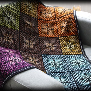 The Mexican Tiles Crochet Pattern - Etsy