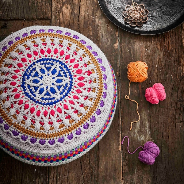 Crochet Ottoman Pattern - Etsy
