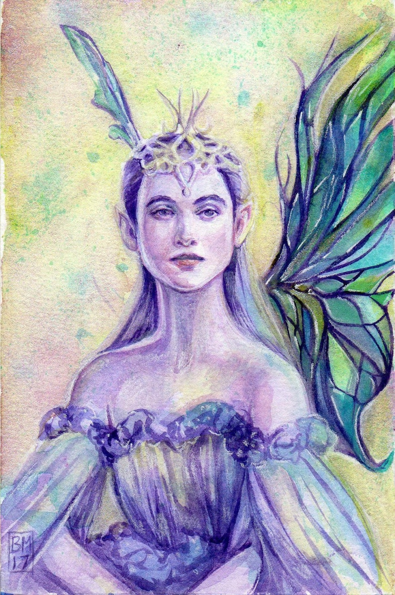 Purple Fairy - Etsy