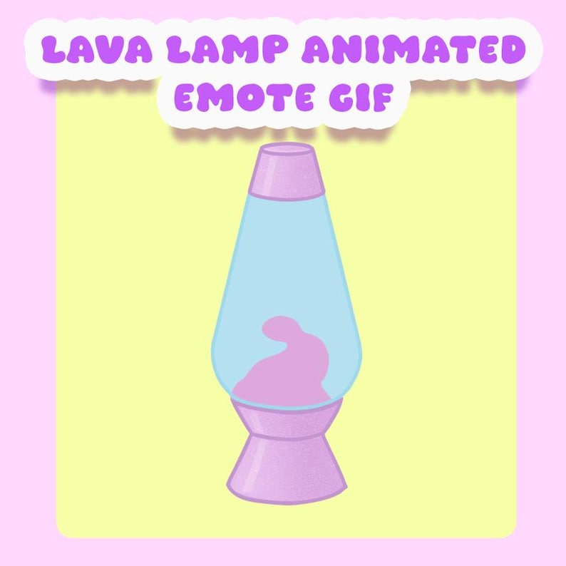 Pastel Lava Lamp Animated Emote: Kawaii Twitch & Discord GIF (instant ...