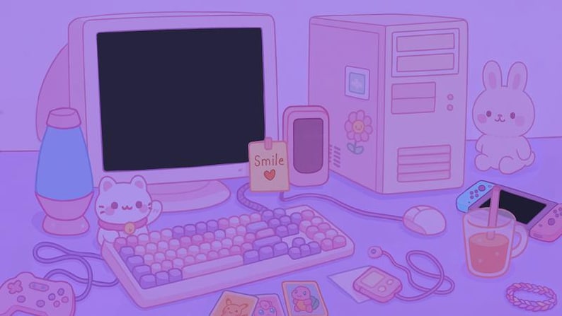 Animated Cozy Desk Twitch Stream Overlays: Starting Soon, BRB, Ending ...