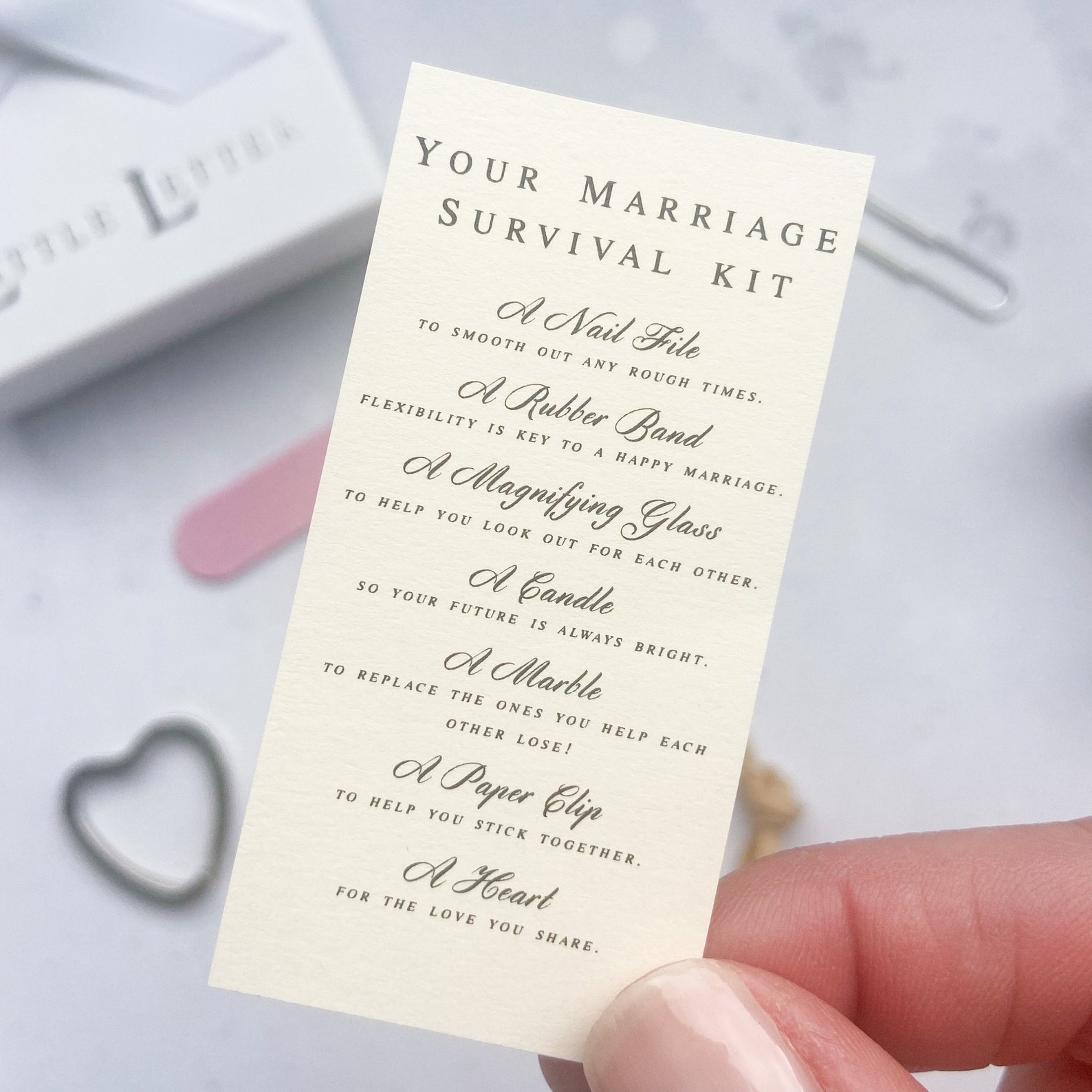 Wedding Gift for Couples Marriage Survival Kit Quirky and - Etsy UK