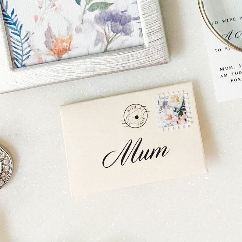 Mother of the Bride poem print & Letter Custom Personalised | Etsy