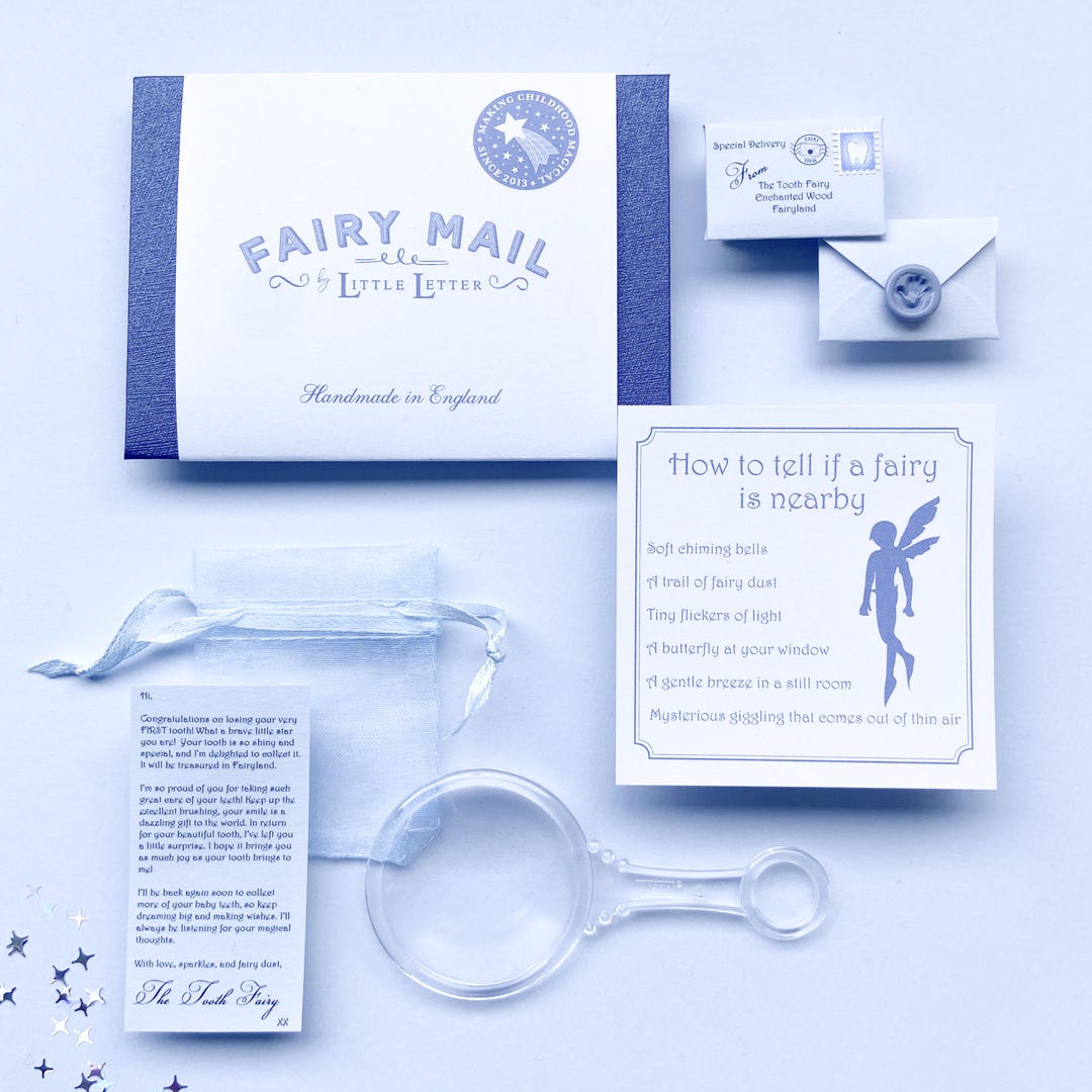 First Tooth Fairy Letter Kit for First Tooth Loss Tooth Chart Tooth Bag ...