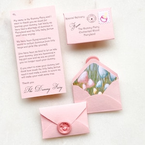 Dummy Fairy Letter for Little Girl | Dummy Weaning | Dummies | Fairy ...