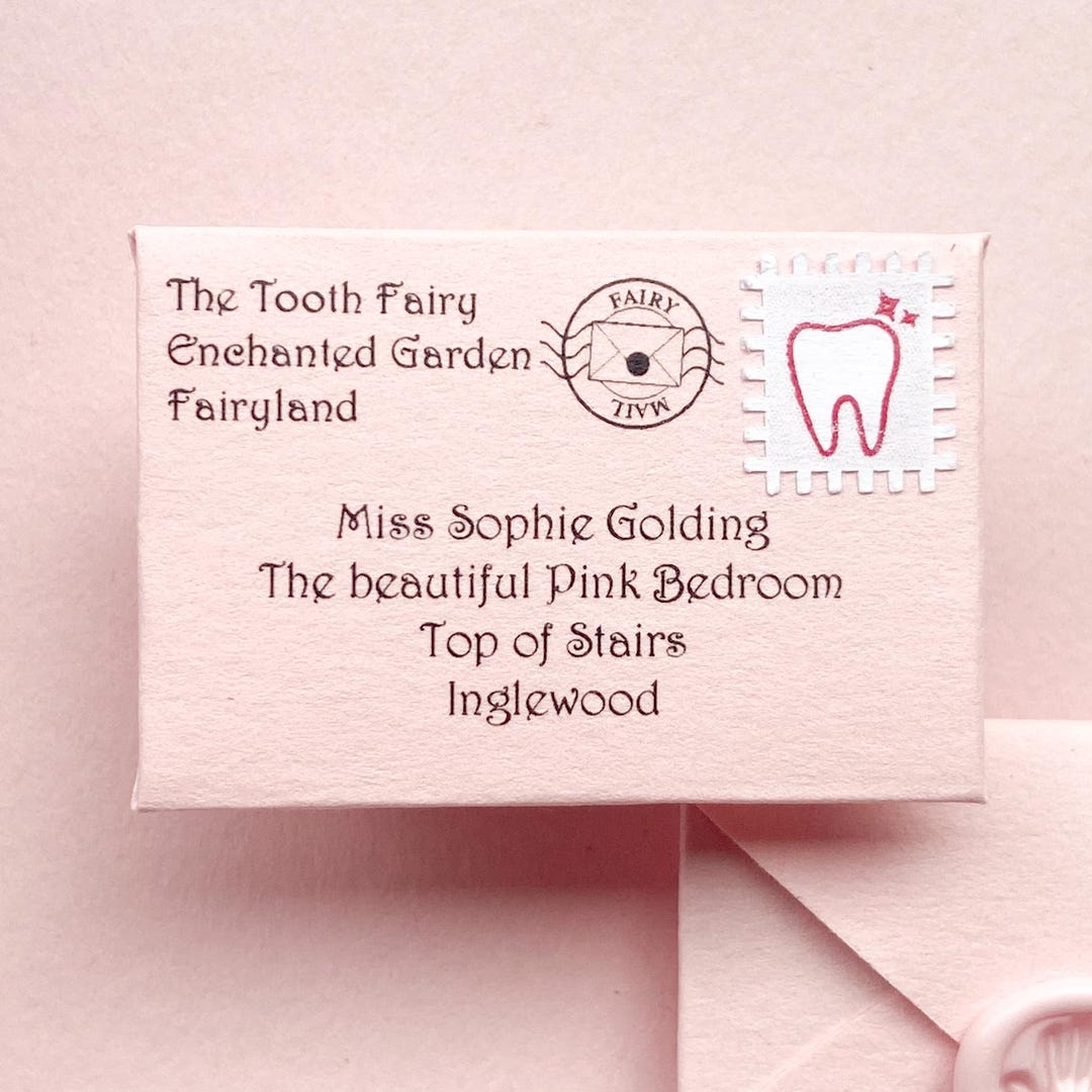 Letter From the Tooth Fairy Letter Pink Personalised Tooth Fairy Letter ...