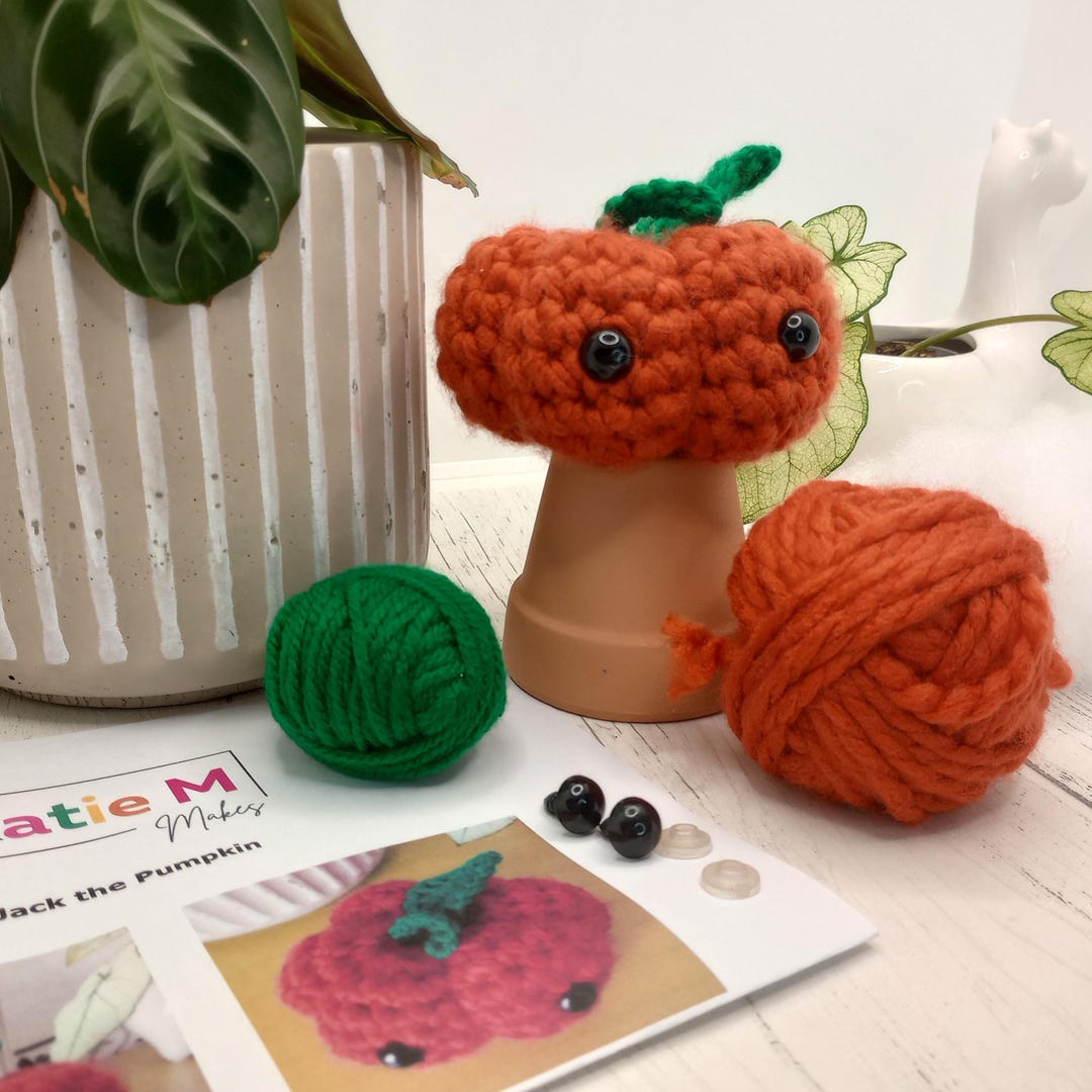 Digital Pumpkin Crochet Pattern, Downloadable Amigurumi Pumpkin Pattern ...