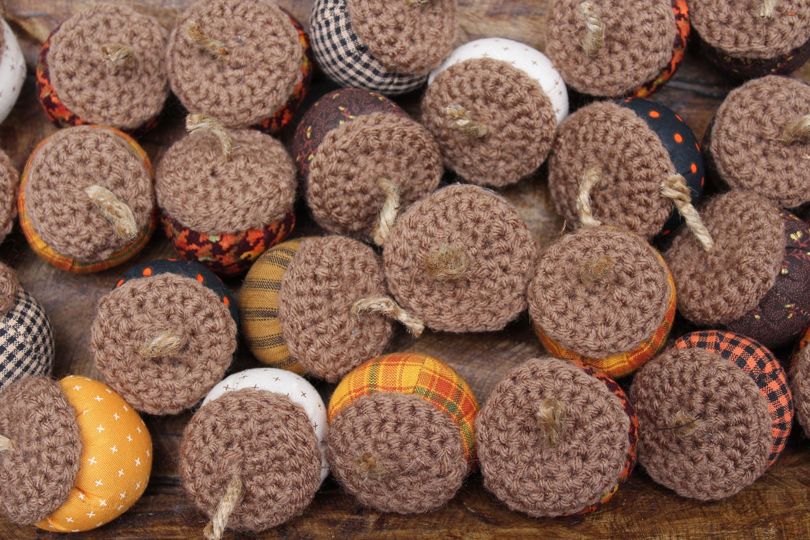 Handmade Fabric Acorns Harvest Acorns Autumn Fall Accents Bowl Fillers ...