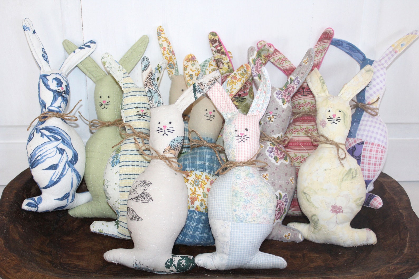Bunnies for Sale Scrappy Bunnies Quilty Bunnies Easter Rabbits - Etsy
