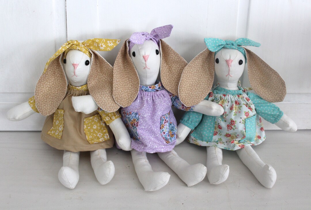 Baby Bunny Doll Handmade Bunny Doll With Clothes Baby Bunny Just Born ...