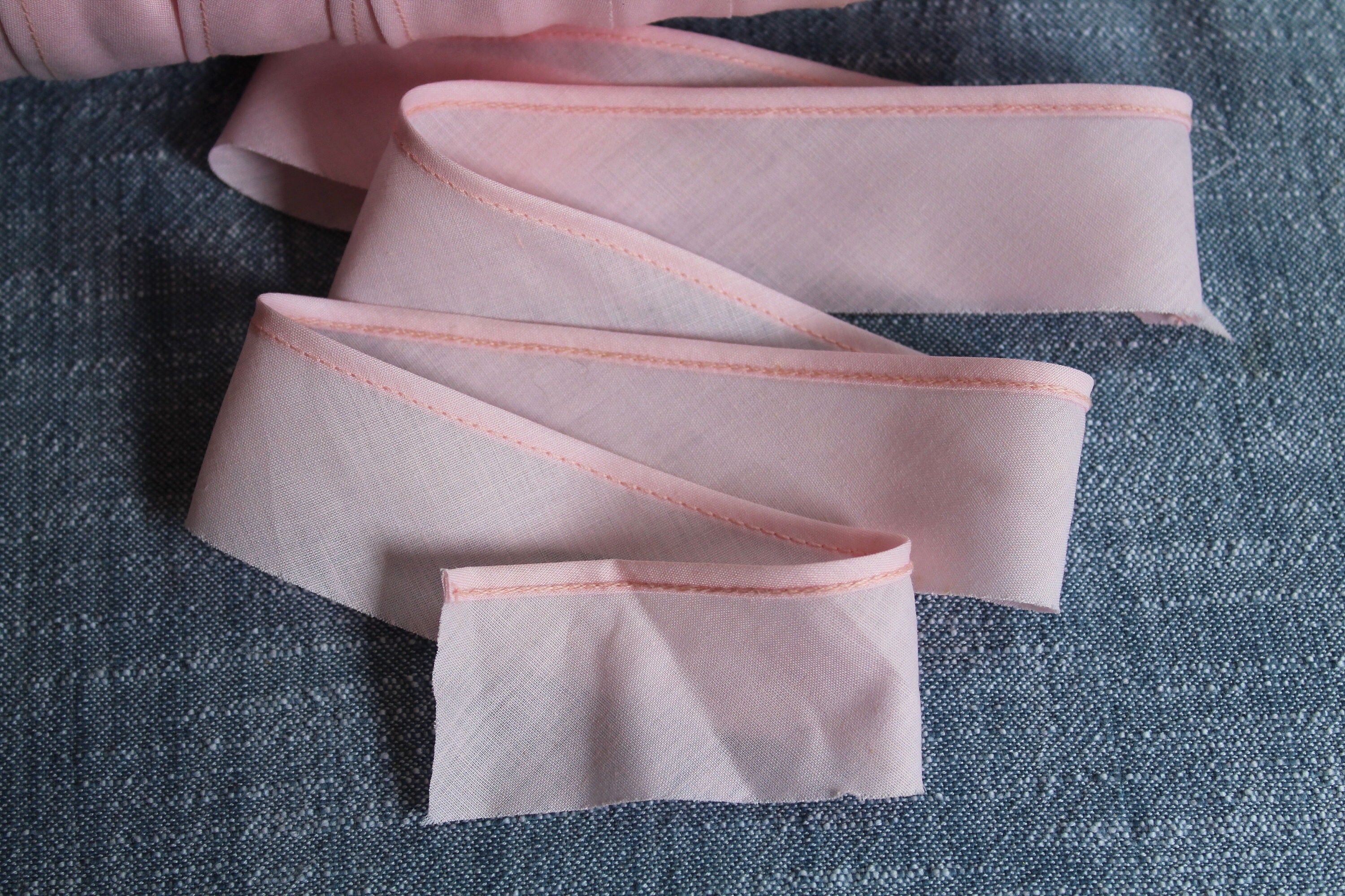 5 Yards Vintage Flanged Edging Sewing Edge Light Pink - Etsy