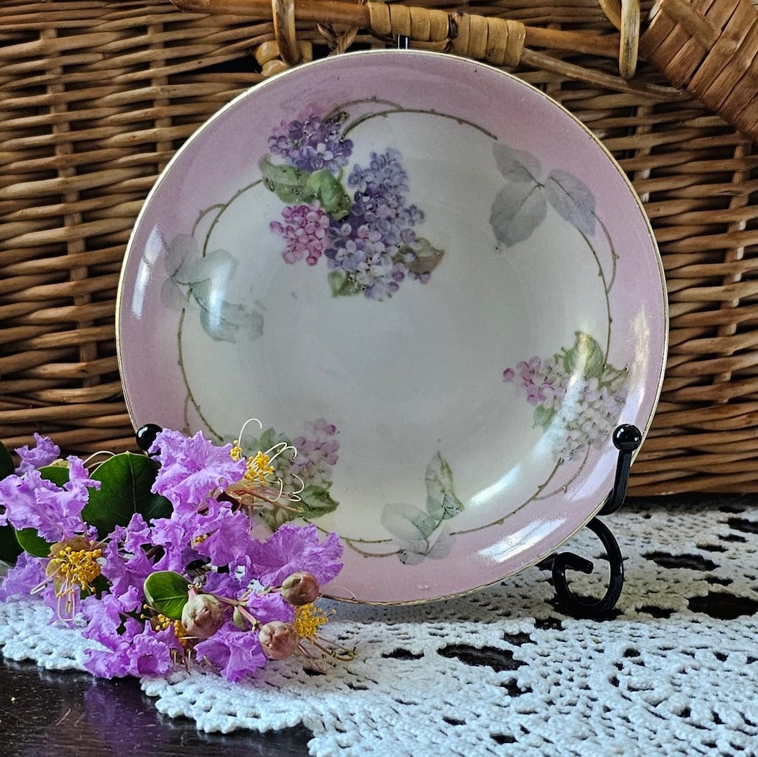Antique Dessert Bowls : Lavender Lilac - Set of 6 | Victorian ...