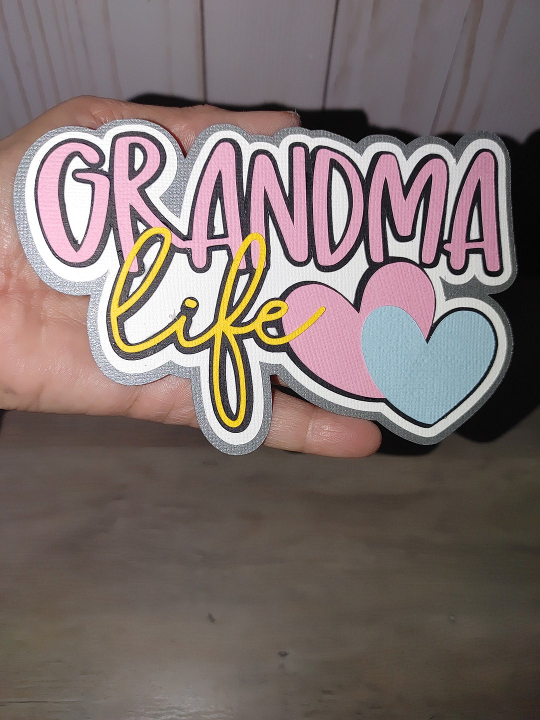 Grandma Life Scrapbook Title - Etsy