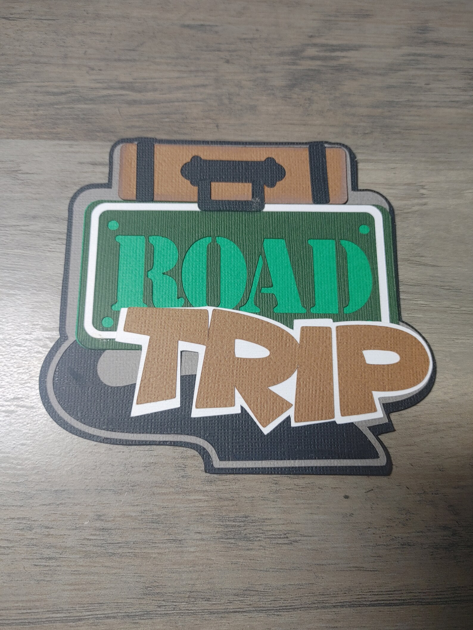 Road Trip Scrapbook Title - Etsy