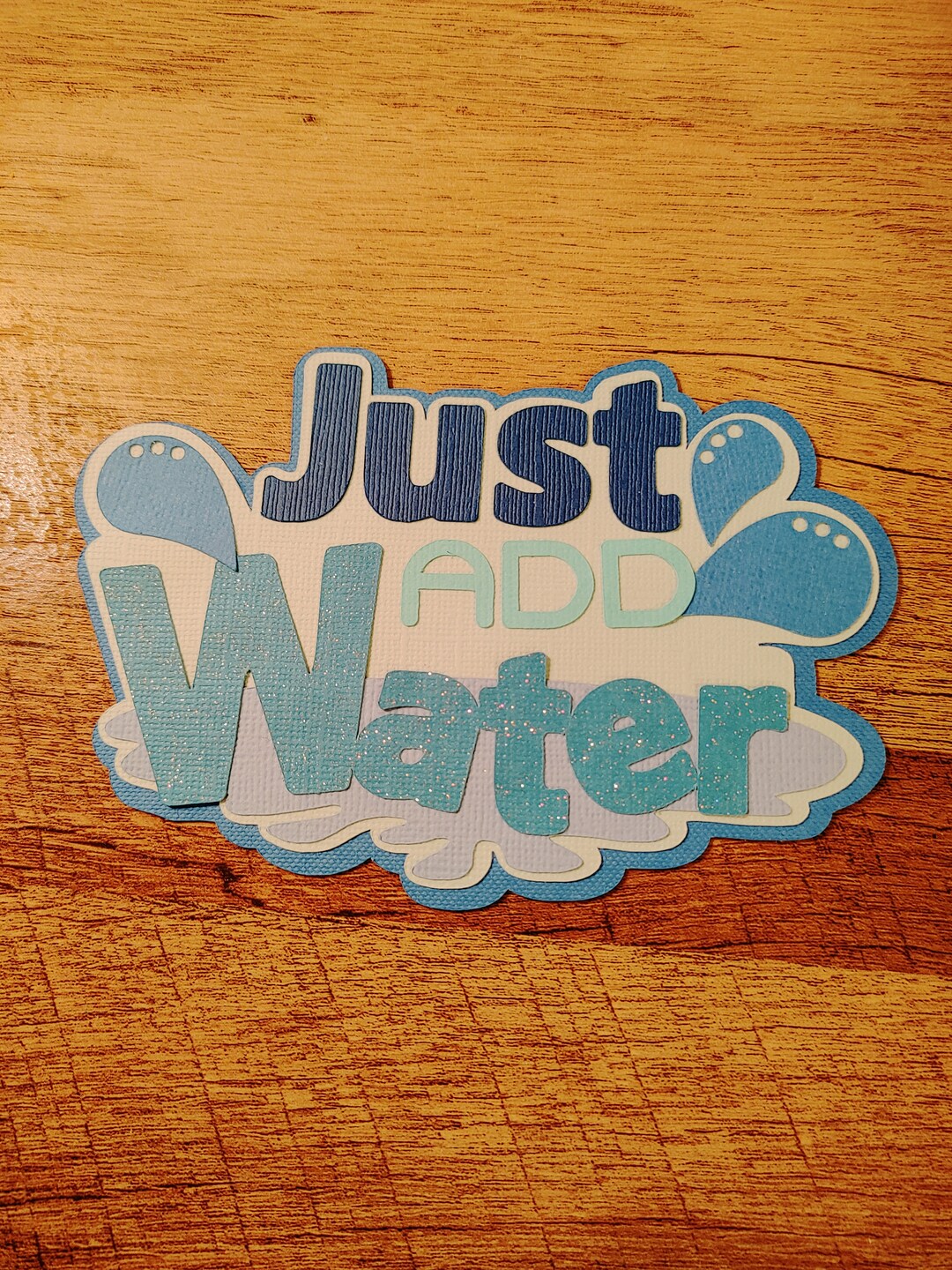Just Add Water Title - Etsy