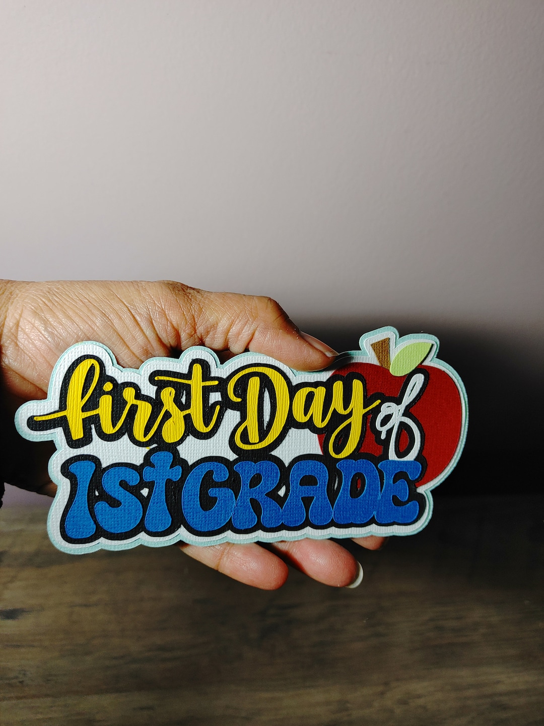 First Day of First Grade Title - Etsy