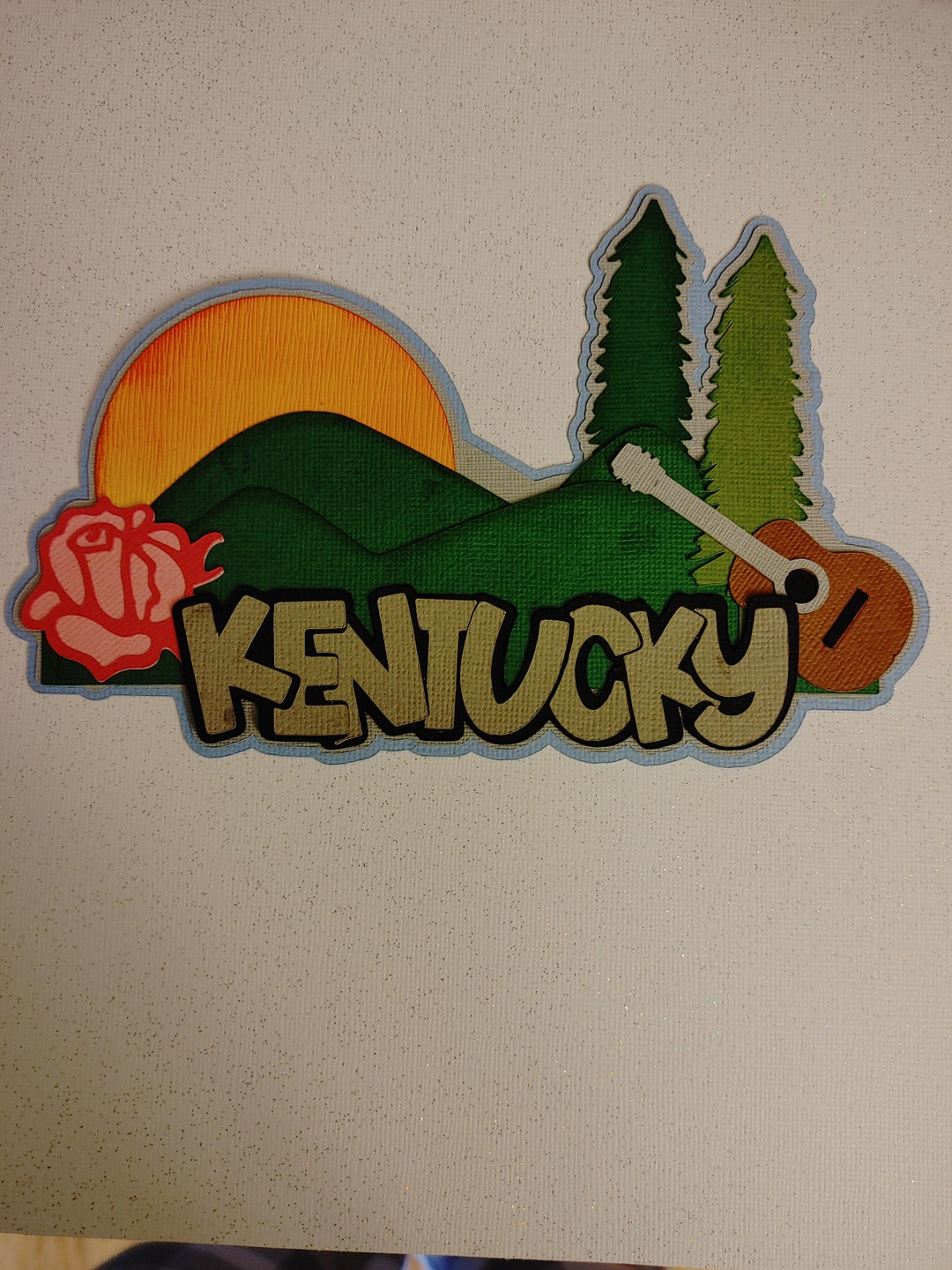 Kentucky Scrapbook Title - Etsy