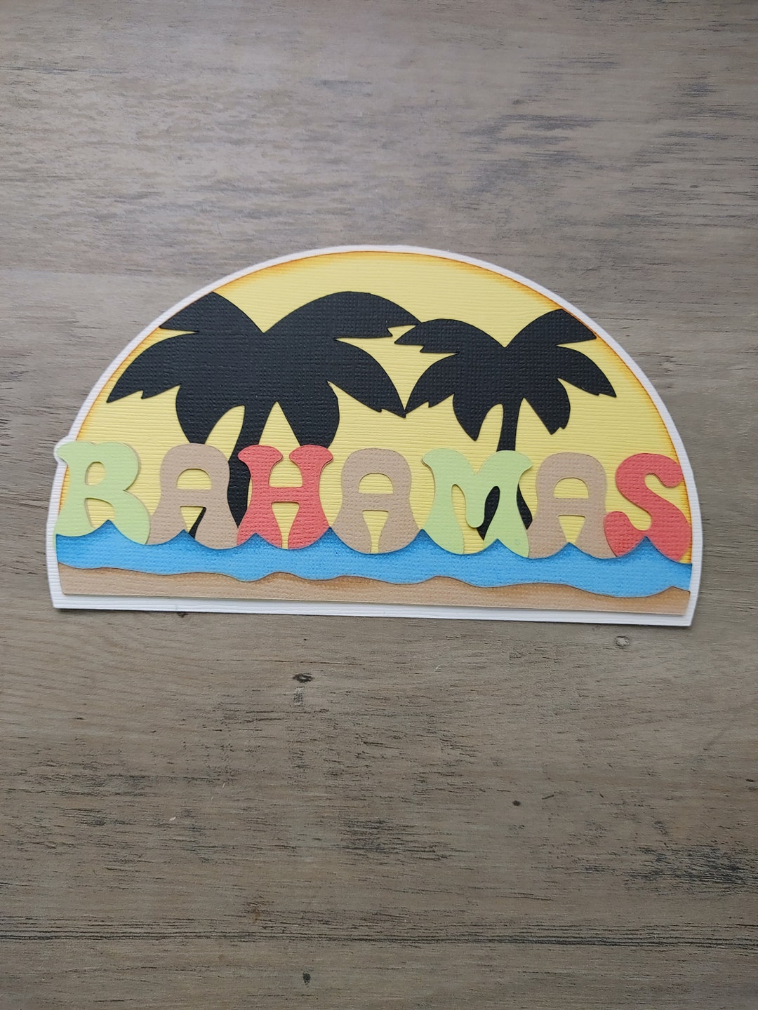 Bahamas Scrapbook Title - Etsy