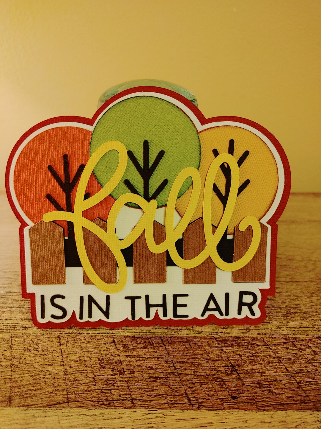 Fall is in the Air Scrapbook Title. Scrapbook Embellishments, Paper ...