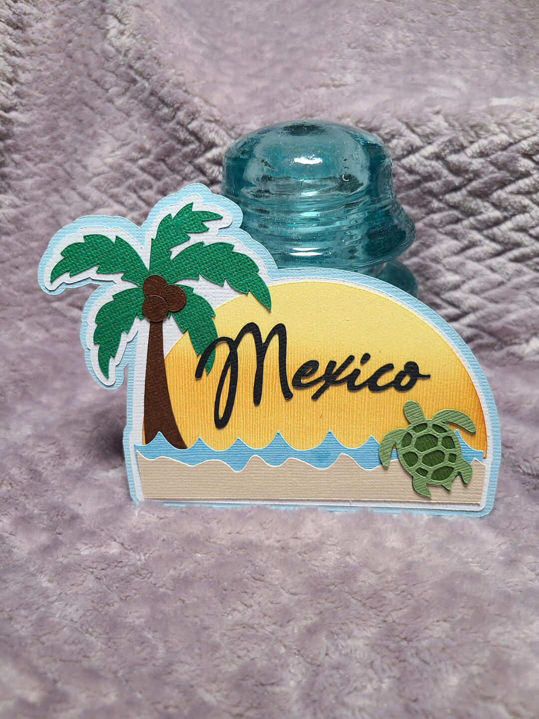 Mexico Scrapbook Title. Paper Piecing. - Etsy