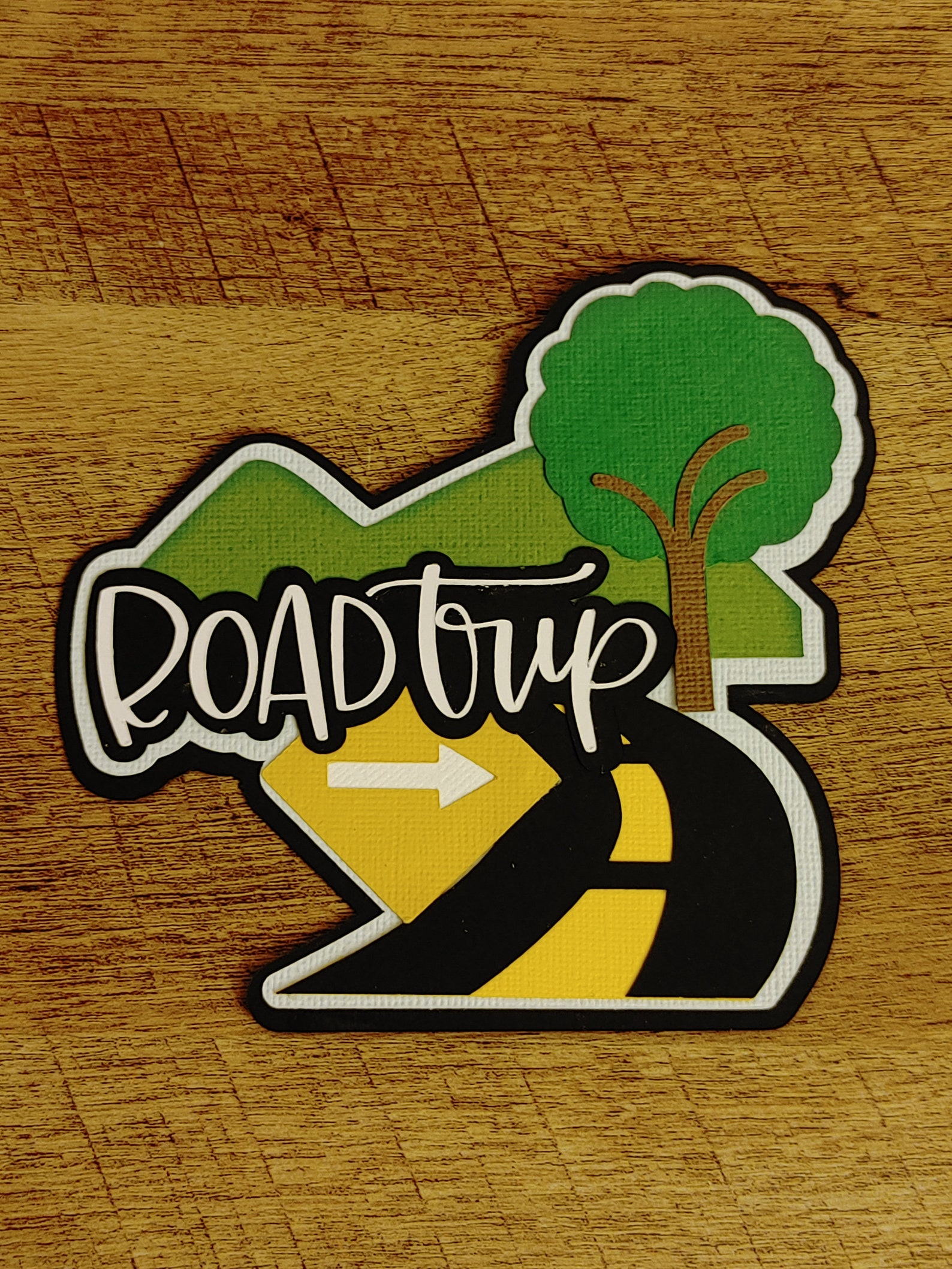 Road Trip Scrapbook Title - Etsy