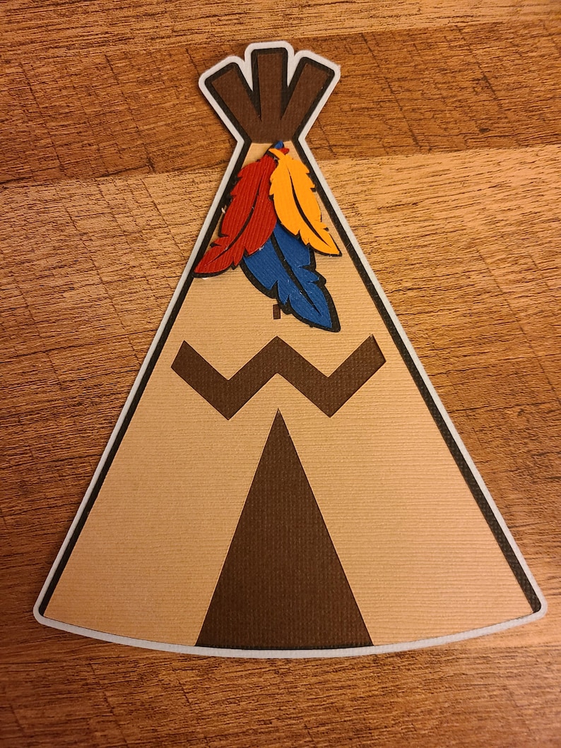 Scrapbook Teepee Embellishment - Etsy