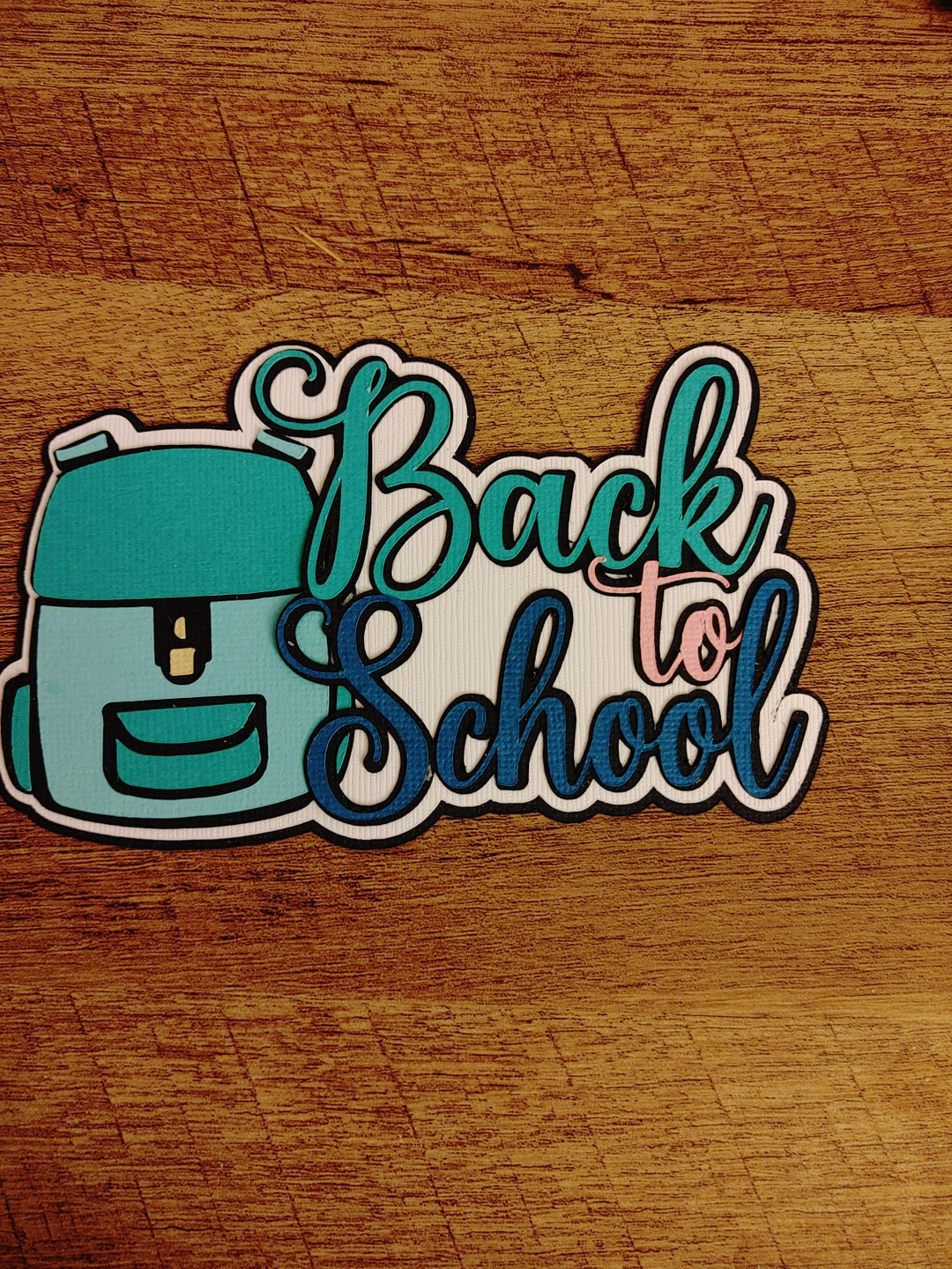 Back to School Backpack Title - Etsy