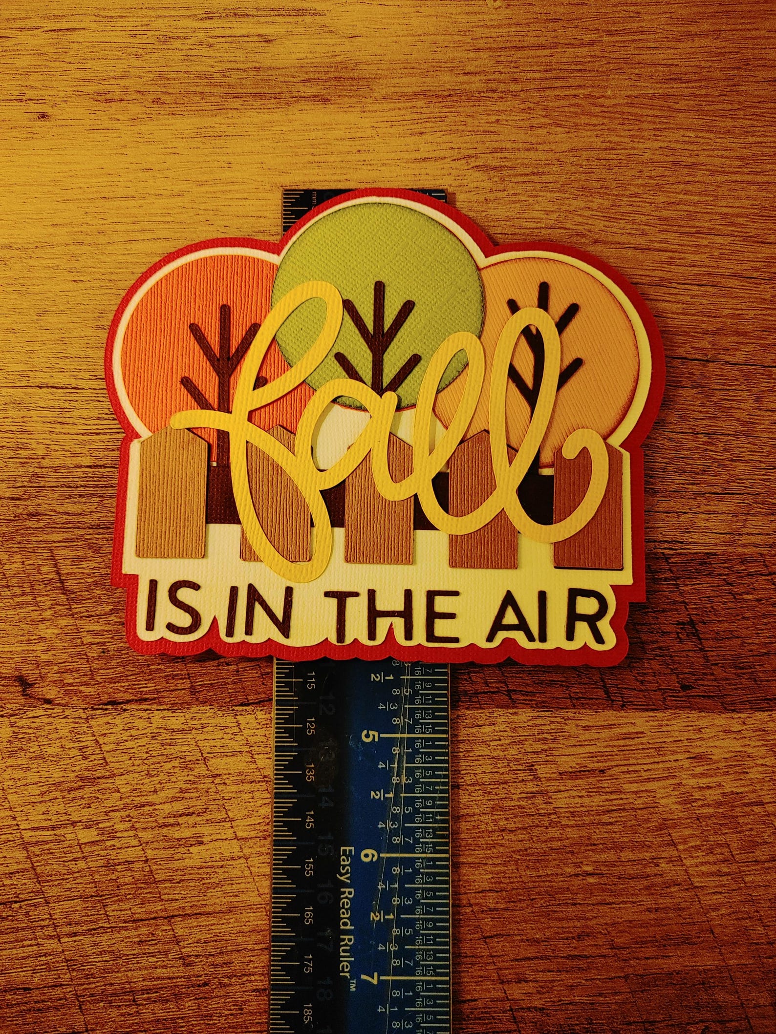 Fall is in the Air Scrapbook Title. Scrapbook Embellishments, Paper ...
