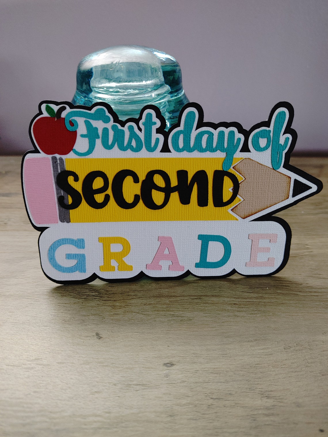 First Day of Second Grade Title - Etsy