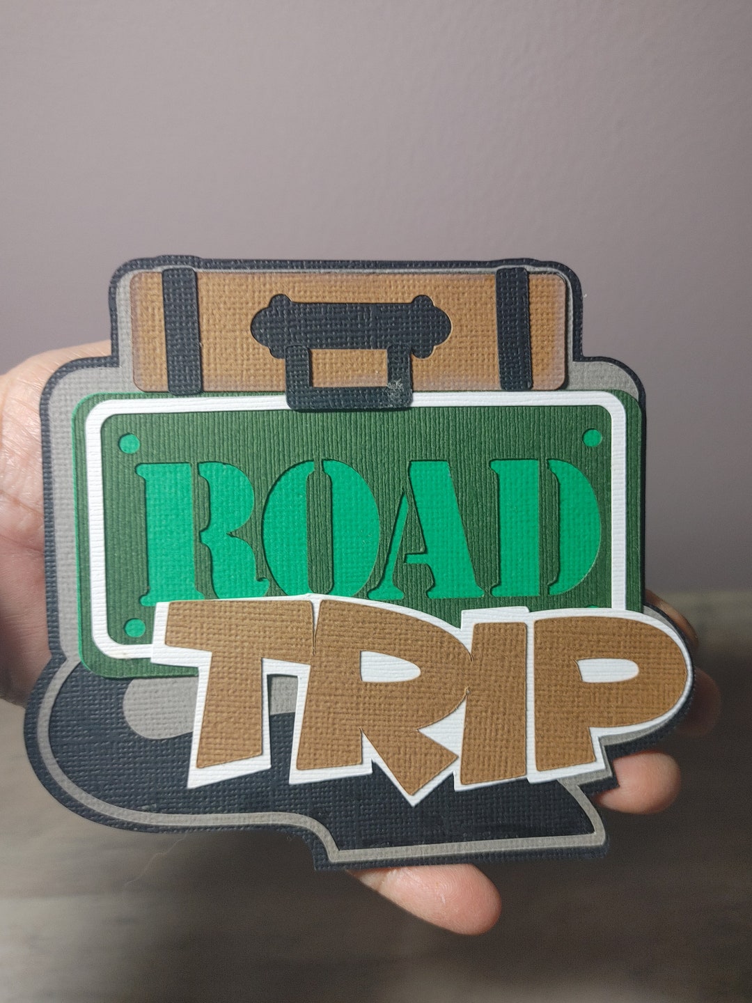 Road Trip Scrapbook Title - Etsy