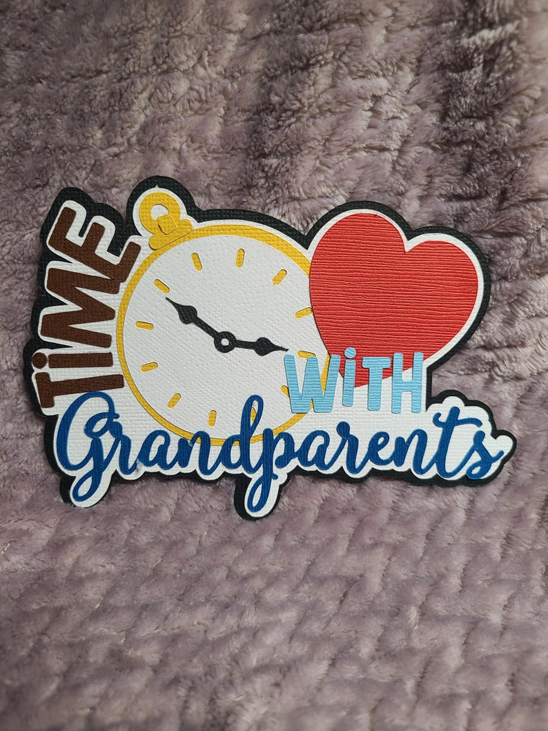 Time With Grandparents Title - Etsy