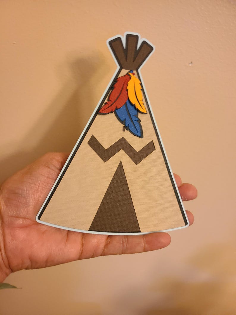 Scrapbook Teepee Embellishment - Etsy