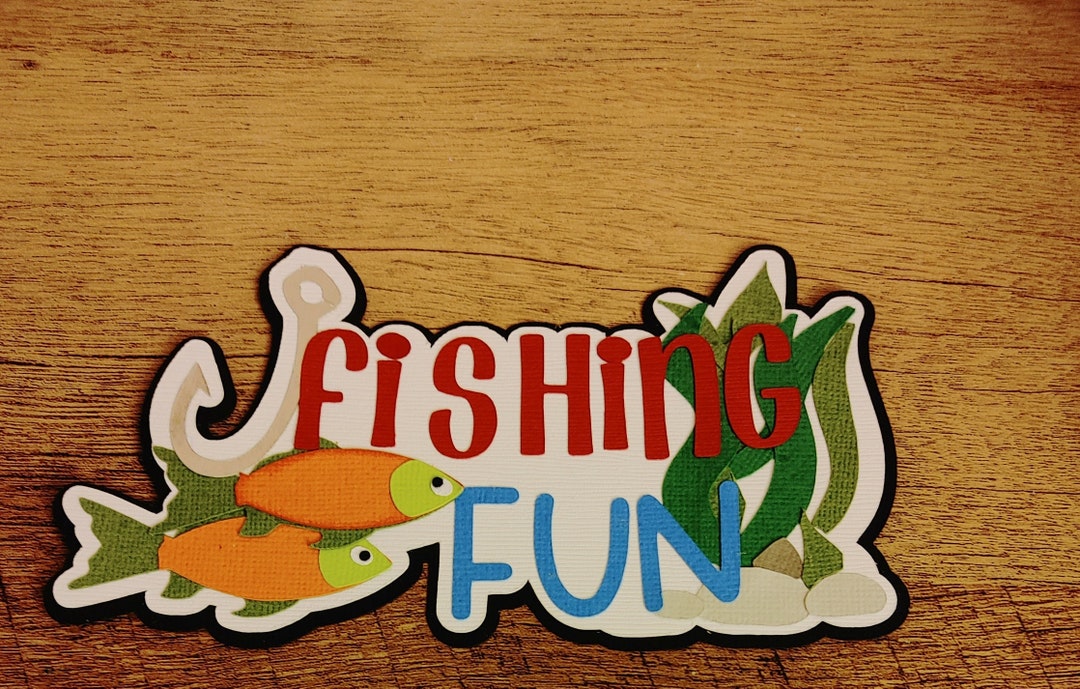 Fishing Scrapbook Titles. - Etsy
