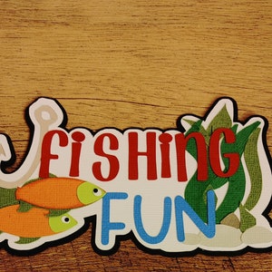 Fishing Scrapbook Titles. - Etsy
