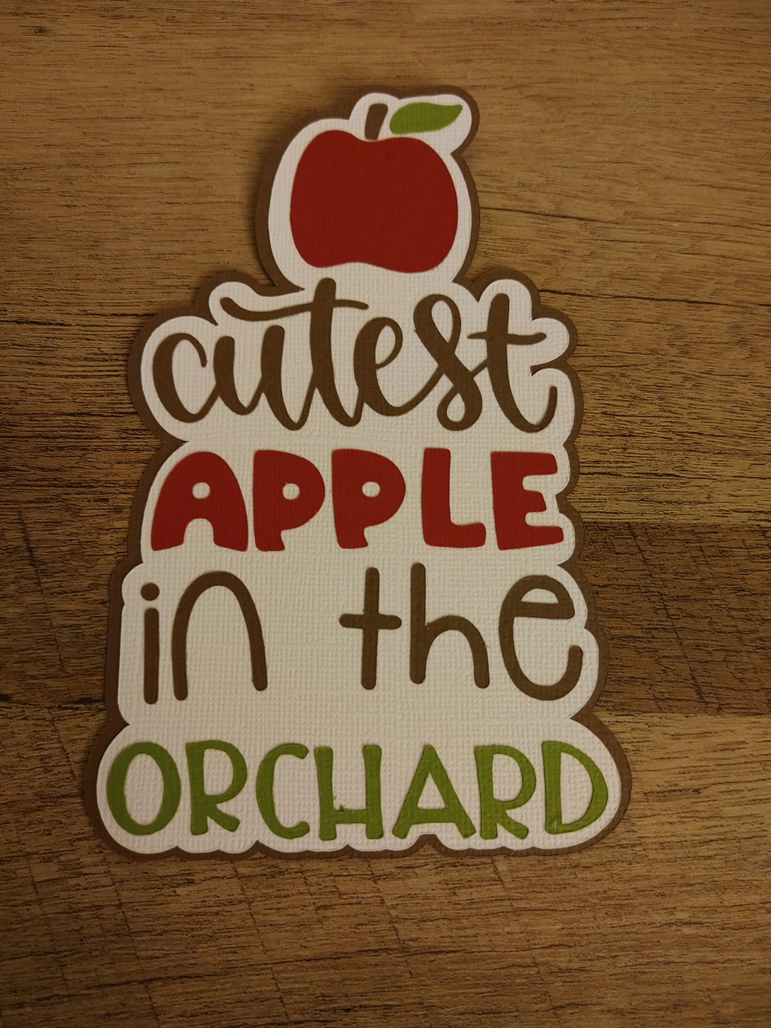 Cutest Apple in the Orchard Title - Etsy