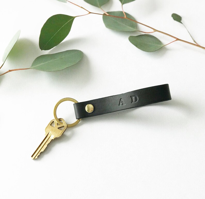 Custom Leather Key Fob Key Chain Personalized Key Fob Keychain - Etsy