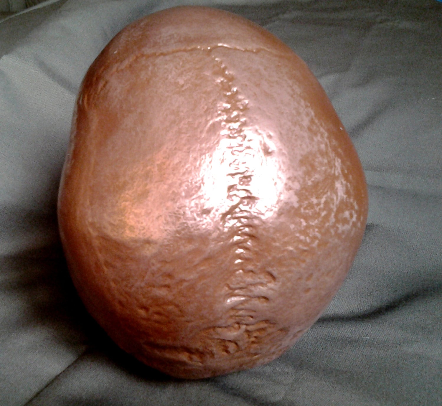 Human Skull - Copper Cold Cast - Etsy