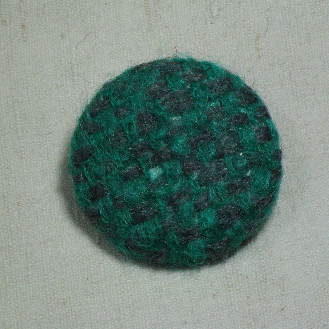 Brooch Round Weaving on Metal Clips - Etsy