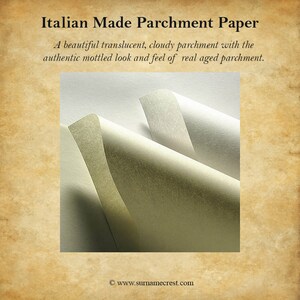 Double Family Crest Parchment Print - Etsy