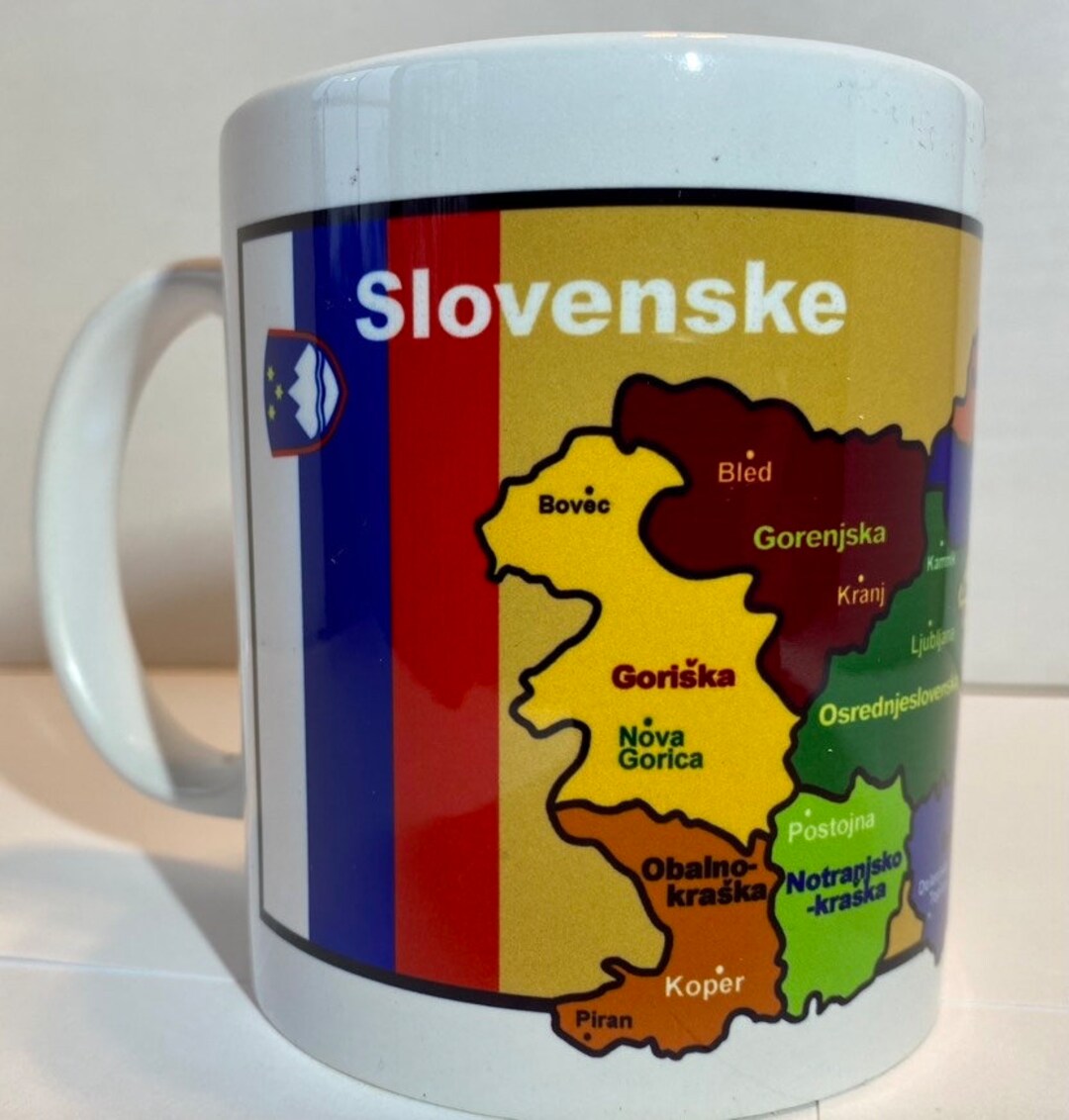 Slovenske Pokrajine Mug (slovenian Region Mug) - Etsy