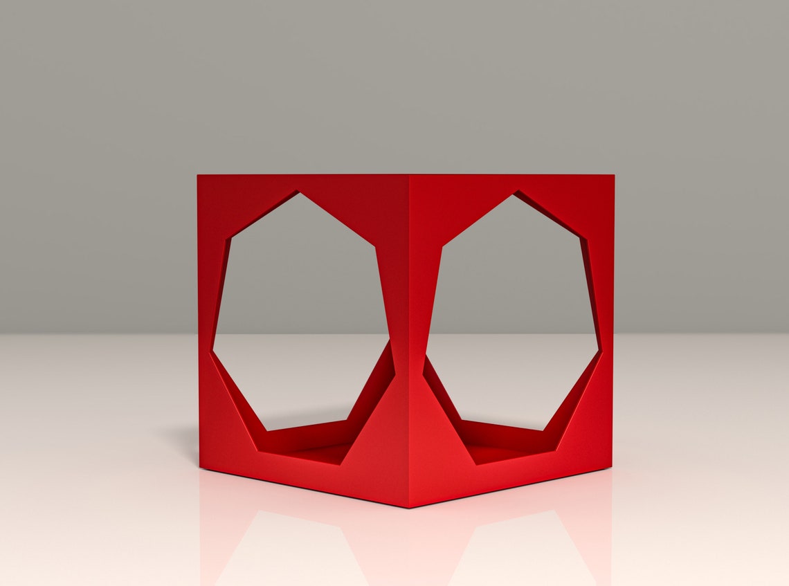 16 Metal Steel Cube End Table / Metal STOOL / Modern Coffee Table ...