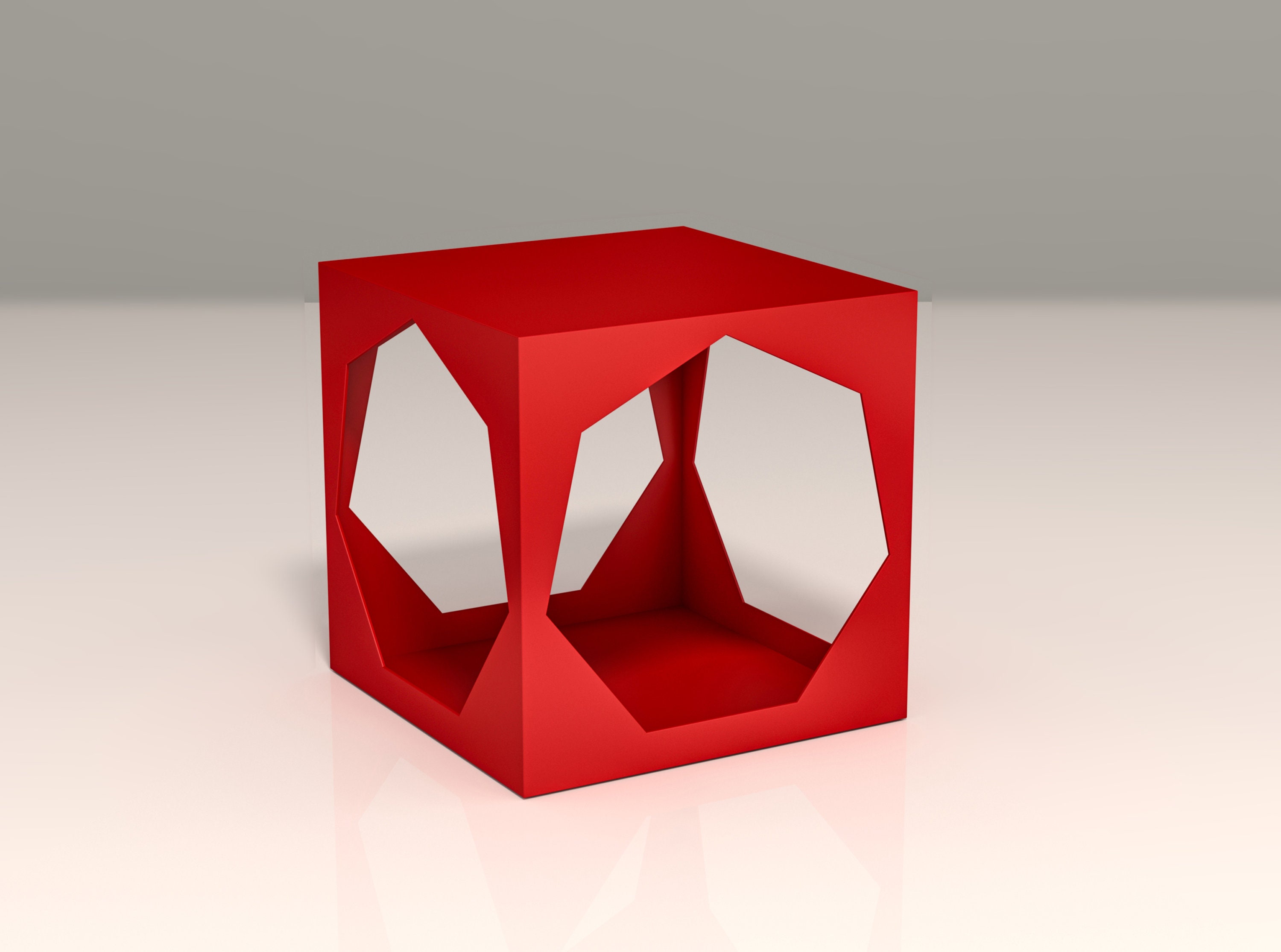 16 Metal Steel Cube End Table / Metal STOOL / Modern Coffee Table ...