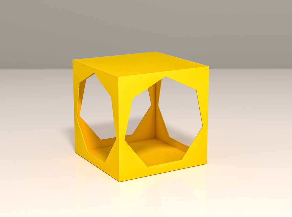 16 Metal Steel Cube End Table / Metal STOOL / Modern Coffee Table ...