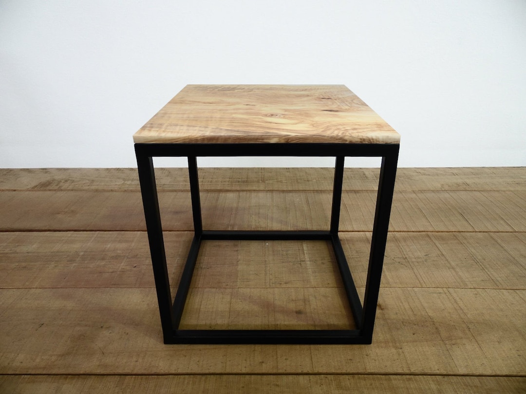 16 Cube Coffee Table / Cozy Table With Metal Legs / End Table / MADE-TO ...