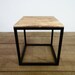 16 Cube Coffee Table / Cozy Table With Metal Legs / End Table / MADE-TO ...