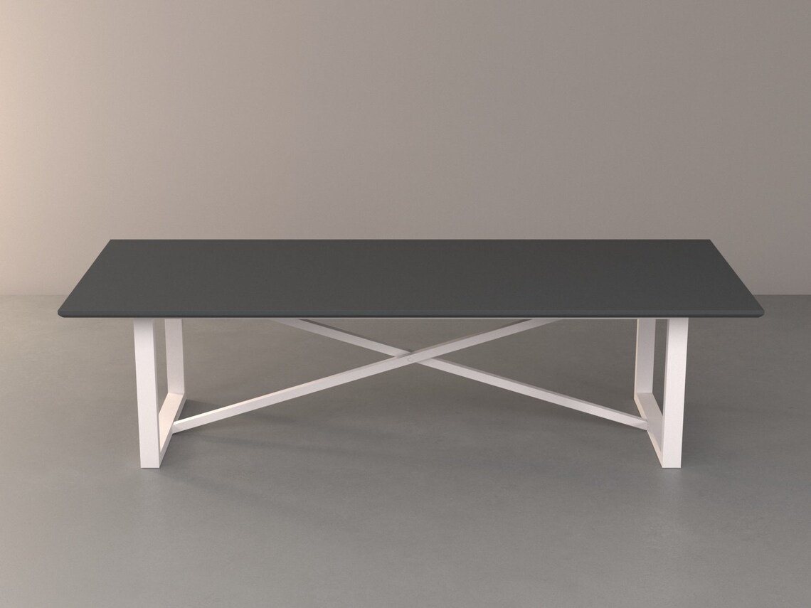 Conference Table Dining Table With Table Top CROSS-X Modern - Etsy